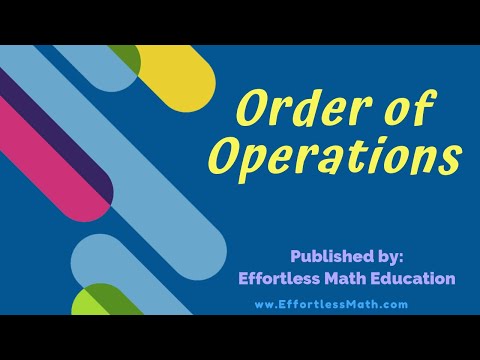 Order of Operations