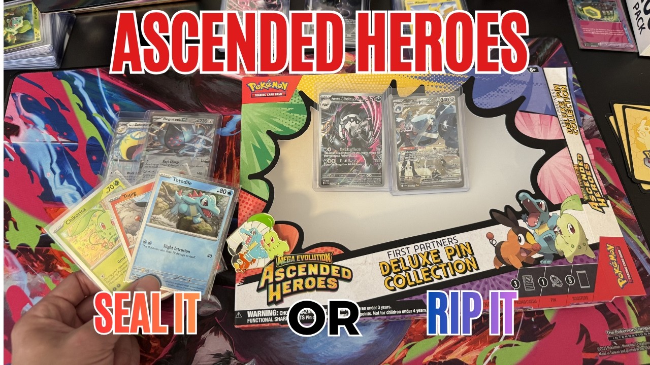 Opening the Ascended Heroes First Partners Deluxe Pin Box… Is It Worth It?!
