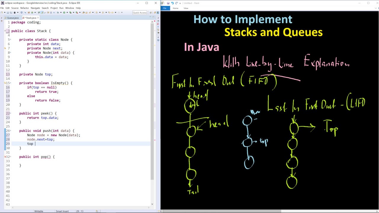 How to Implement Stacks and Queues in Java   Stacks