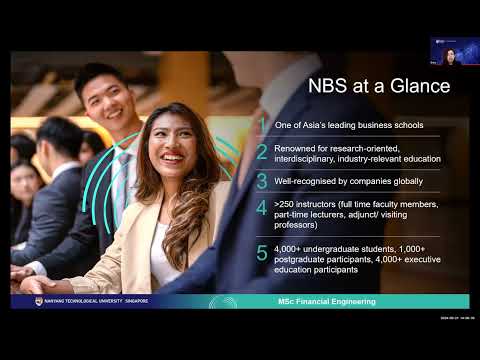 NBS Specialised Masters Fair 2024: MSc Financial Engineering Info Session & Alumni Insights