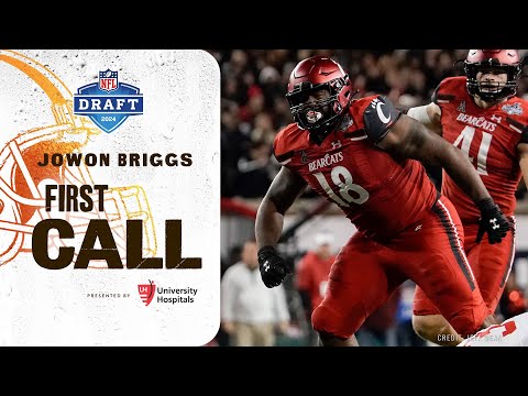 DT Jowon Briggs gets the Draft Call at No. 243 Overall | Cleveland Browns