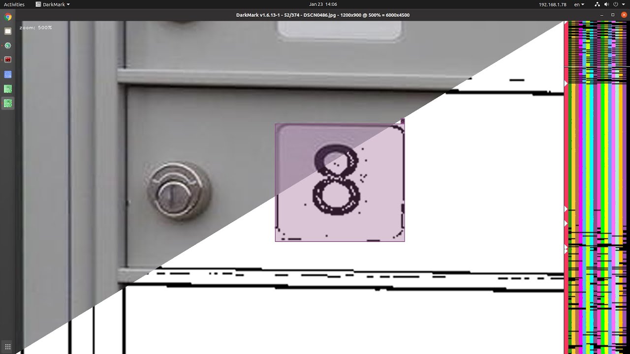 Snapping annotation in DarkMark