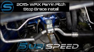 PERRIN Pitch Stop Brace - 2015-2021 Subaru WRX / STI | SubiSpeed