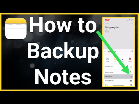 How To Backup Notes On iPhone