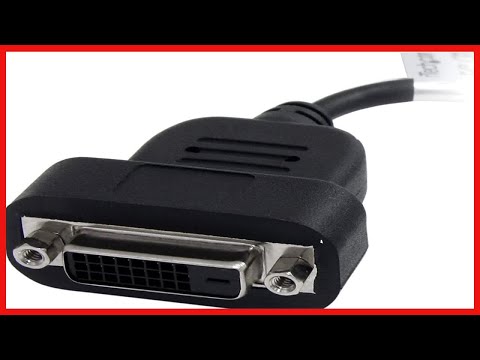 StarTech.com DisplayPort to DVI Adapter - Active DisplayPort to DVI-D Adapter/Video Converter 1080p