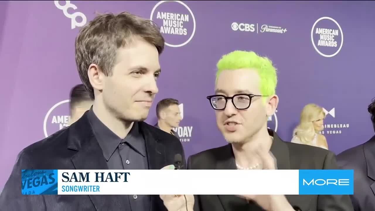 Chatting with the stars at the AMA's