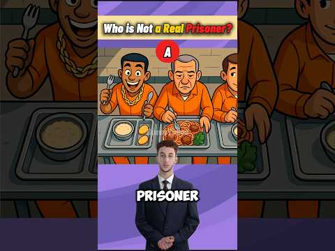 Who is Not a Real Prisoner? #logicpuzzles #riddles #riddlechallenge #quiz #brainteasers #quizgames