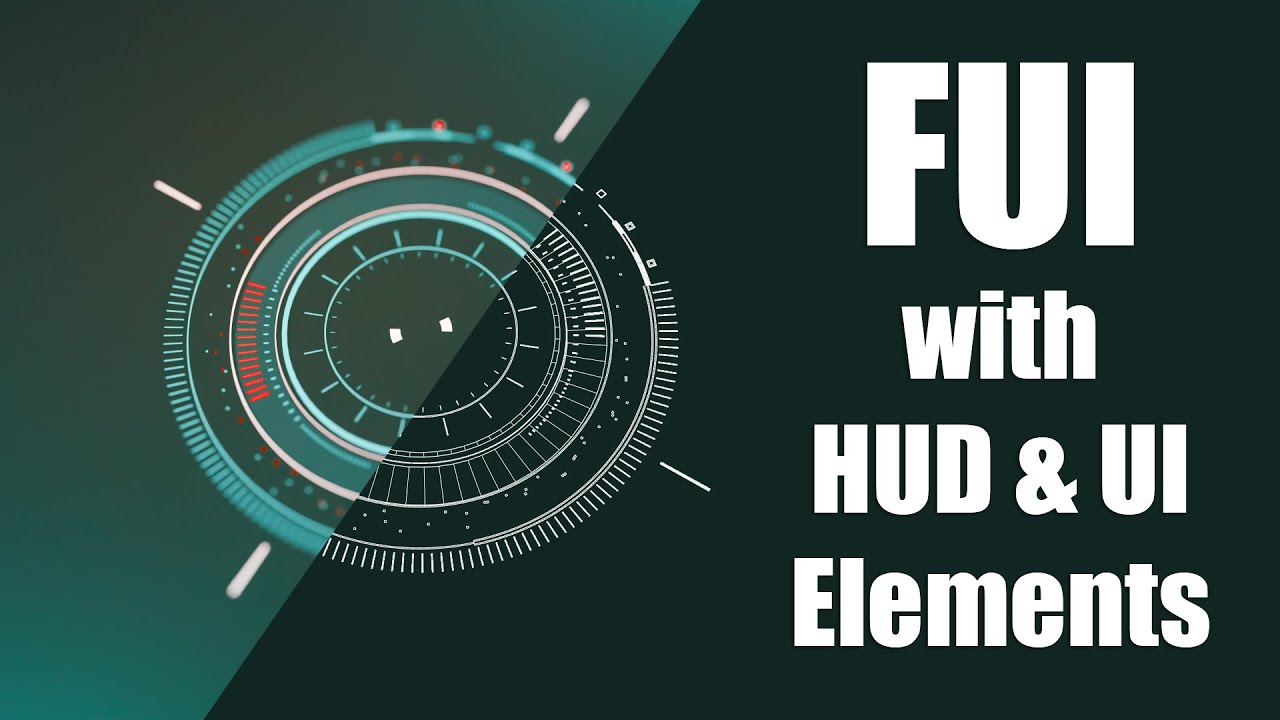 Creating a Futuristic UI Circle with HUD & UI Elements - Part 1