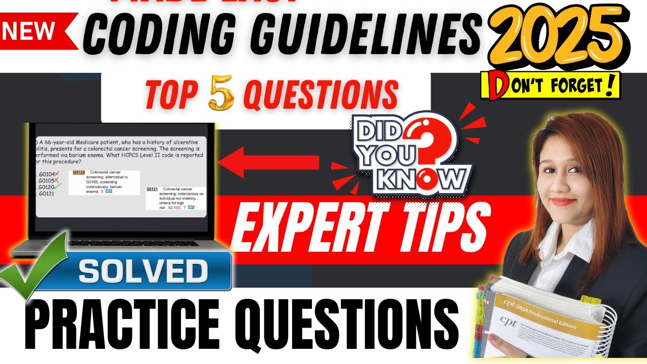 CPC Exam 2025 Practice: Coding Guidelines Questions & Answers!
