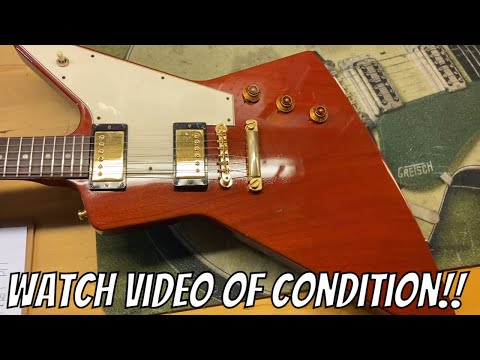 2008 Gibson Custom Shop ‘58 Reissue Explorer Mahogany Natural | Reverb