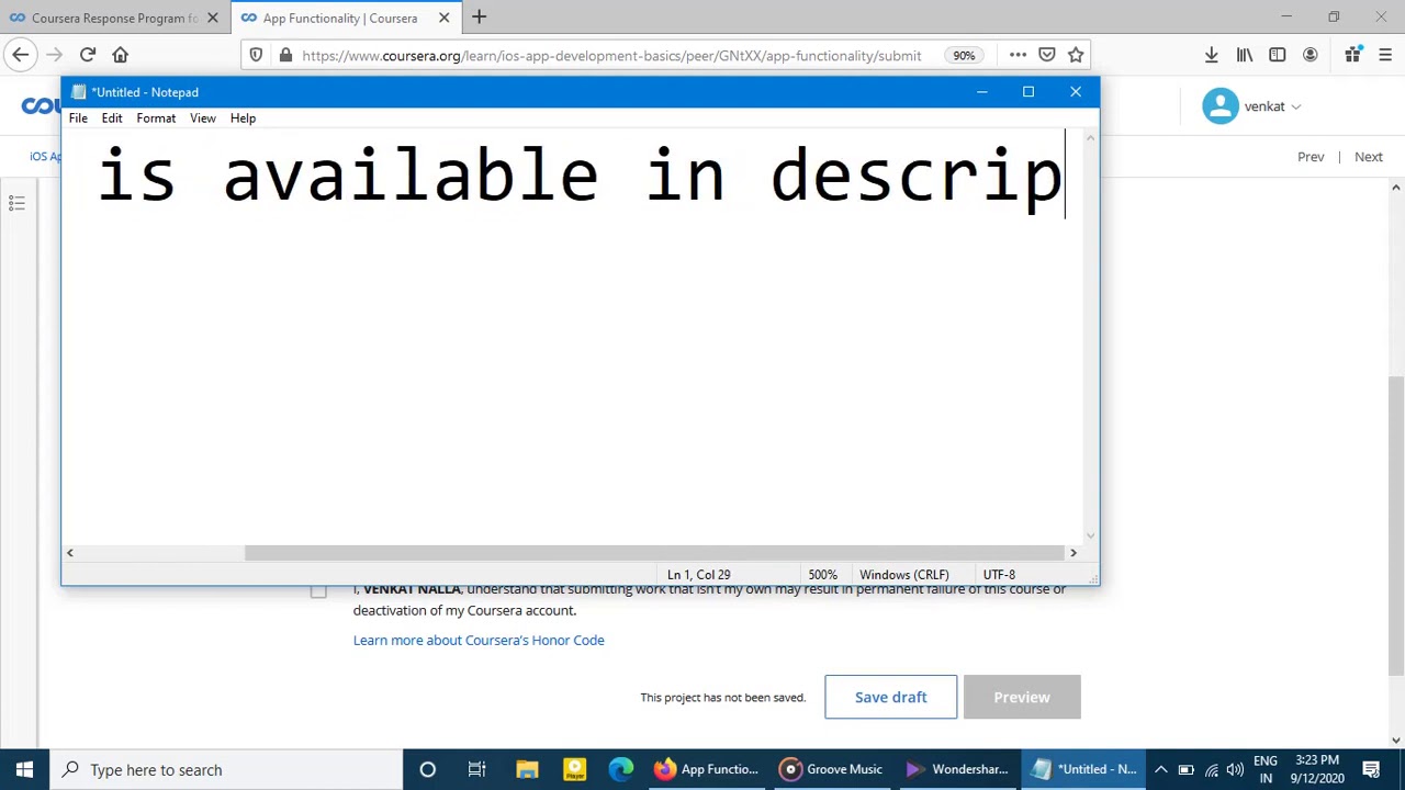 Coursera course IOS App Development Basics coursera all week answers