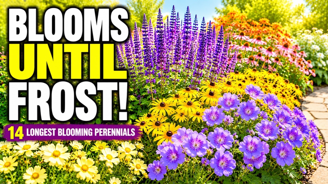 14 LONGEST Blooming Perennials That Bloom Until Frost (Trial Garden Picks)