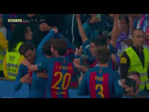 Messi shirt off celebration vs Real Madrid | Free Clip UHD