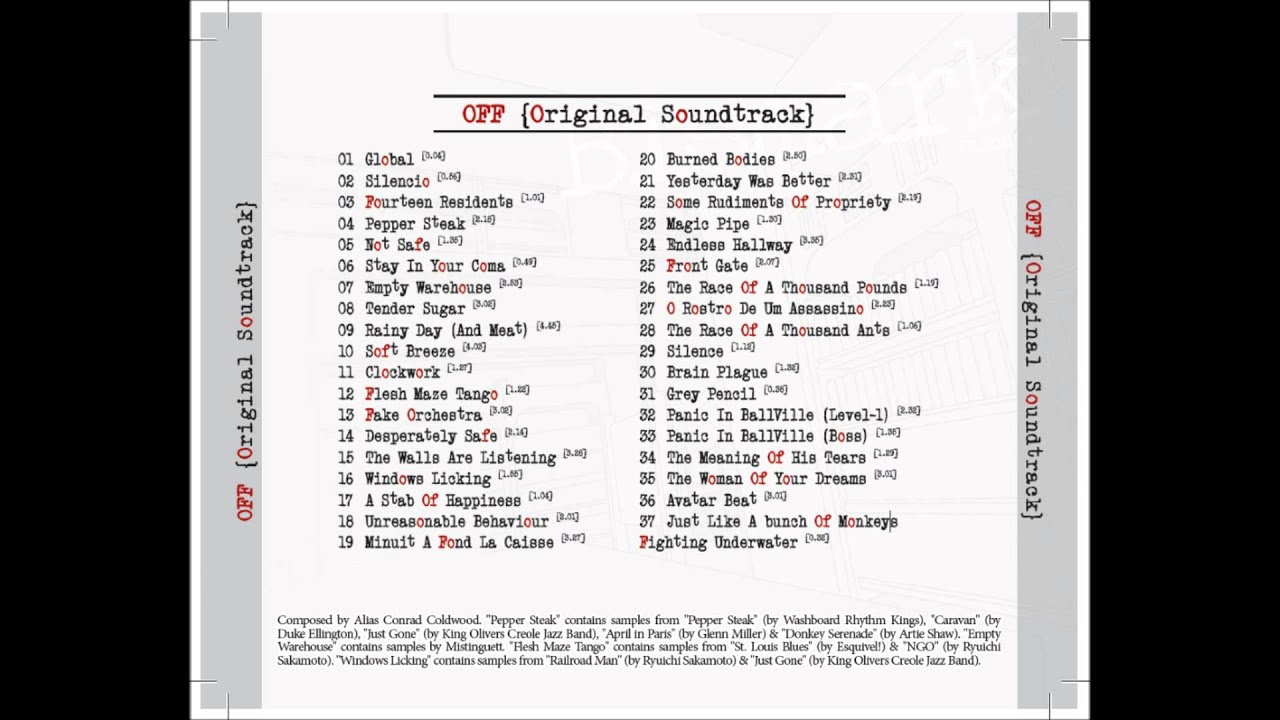 OFF Original Soundtrack 07 Empty Warehouse