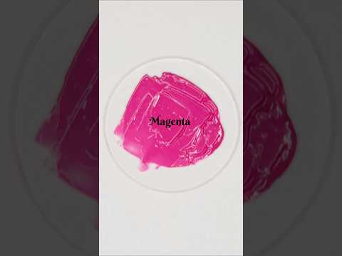 How to make Magenta Color #magenta #colormixing #paintmixing #mixedcolors #mixing #asmr #shorts