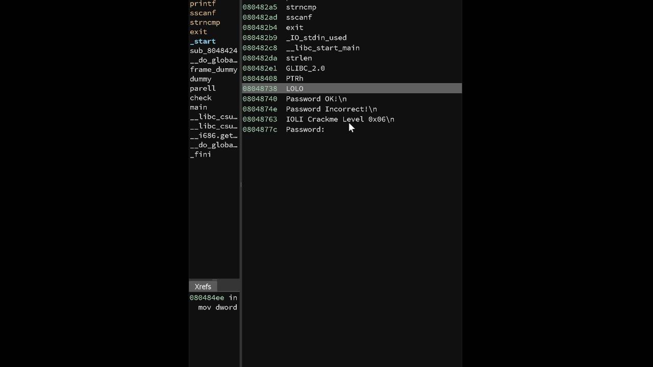 Binary Ninja - Xref jumping bug (GitHub #448)