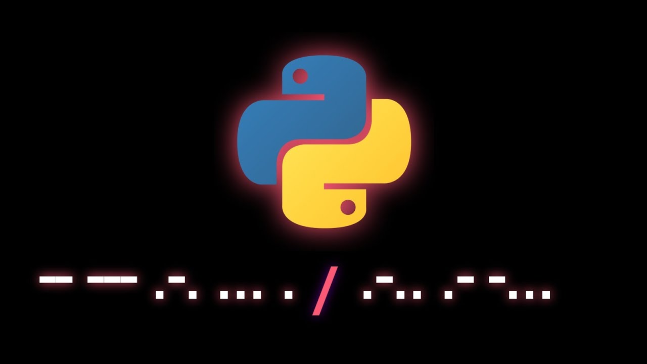 -- --- .-. ... . / .-.. .- -... | Morse lab: A python based Morse code package