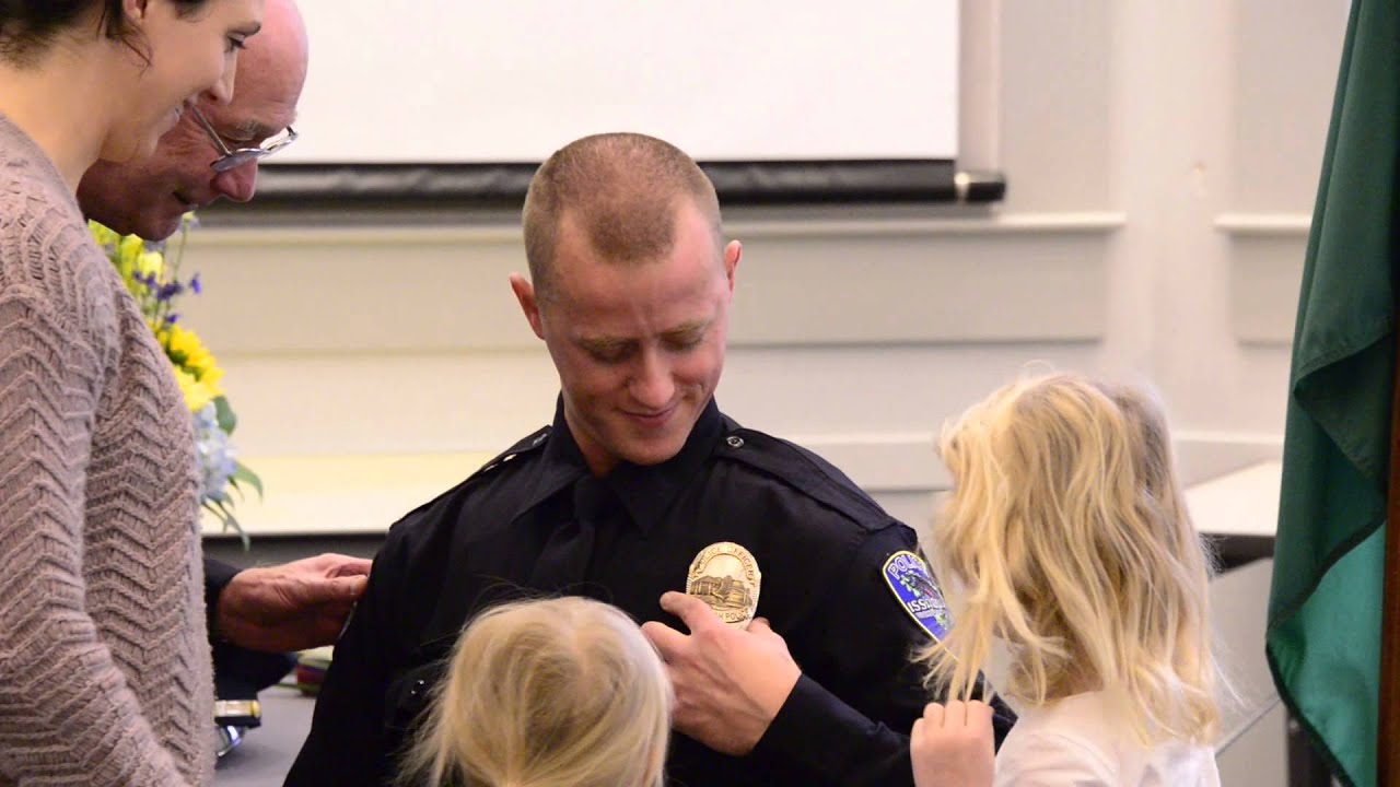 Oath of Office: New Police Officer