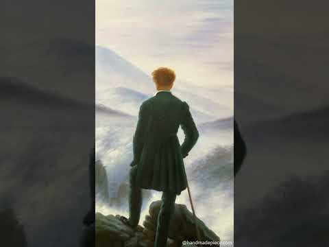 Wanderer above the Sea of Fog Oil Painting | Caspar David Friedrich Reproduction