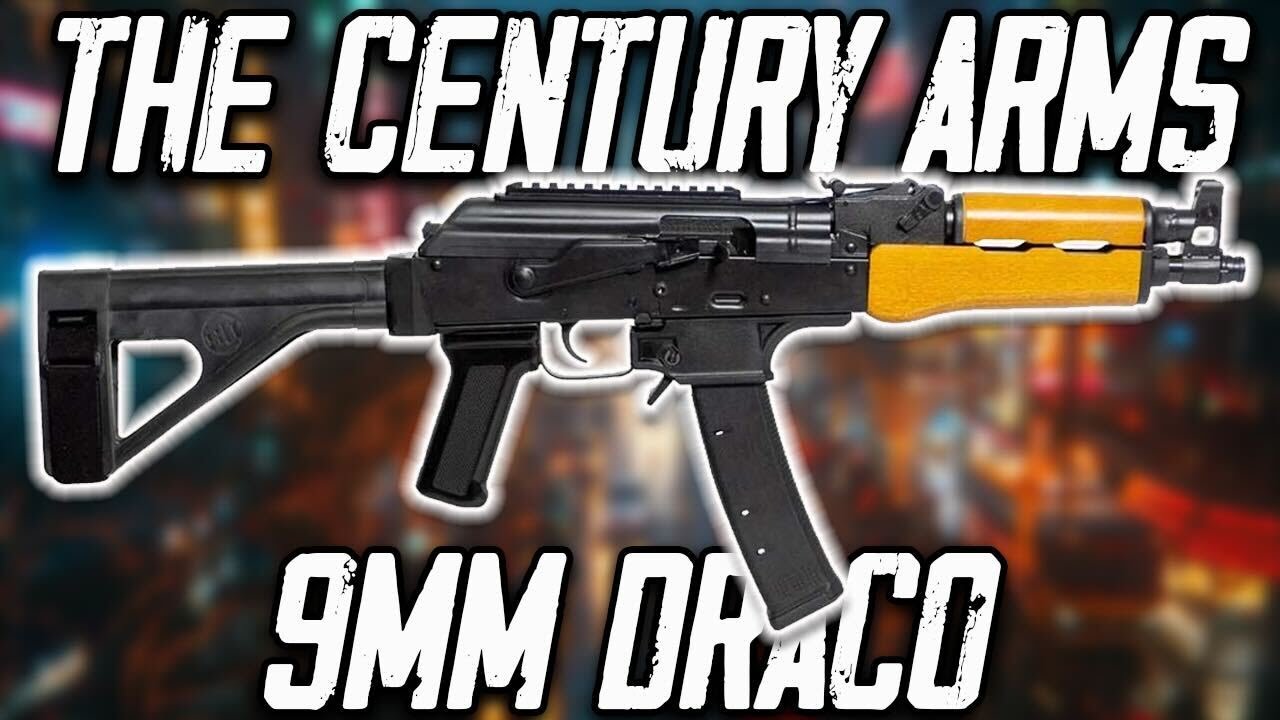 Century Arms Draco 9S 9mm AK-47 Pistol w/SB Tactical SOB 47 Brace 35rd ...