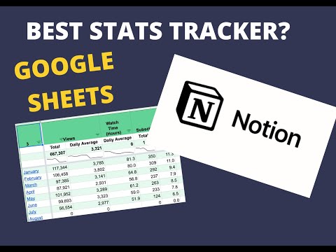 Track YouTube Stats: Google Sheets vs Notion