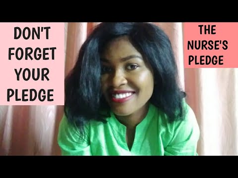 The Nurse's Pledge.A call to duty