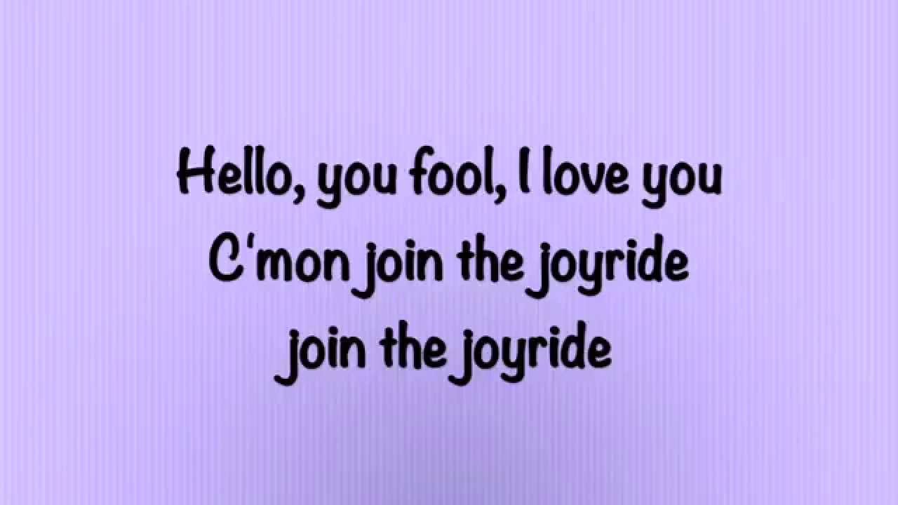 Roxette - Joyride Lyrics