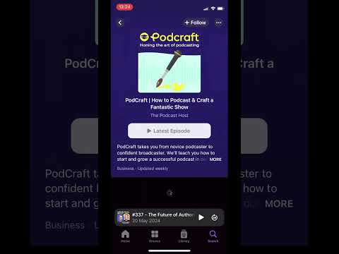 How to follow a podcast in the Apple Podcasts app