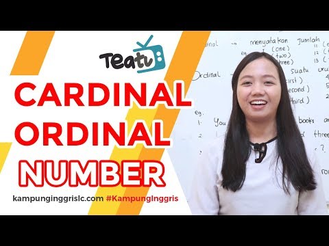 Apasih Perbedaan Cardinal dan Ordinal Number | TEATU with Miss Vika - Kampung Inggris LC