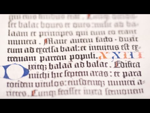 How the Gutenberg Bible was Made