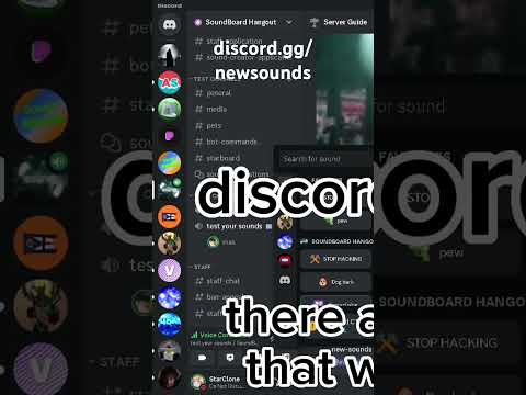 This discord server has 50+ sounds #discord #soundboard #sound #sounds #viral #useful #helpful