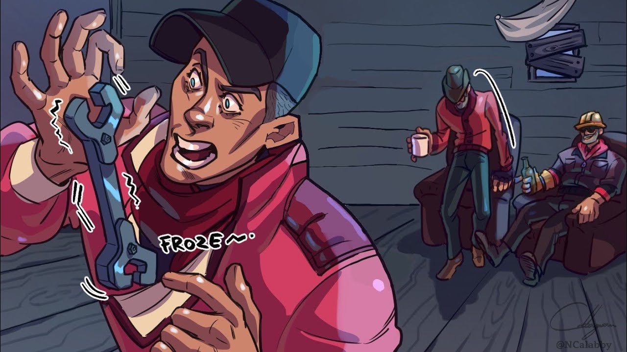 TF2 Comic Dub - Scout's Hand Got Stuck