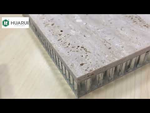 5mm travertino+19.4mm honeycomb panel
