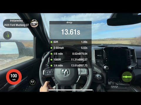 2025 Dodge Ram 1500 Hurricane 3.0L 0-60 and 1/4 Mile