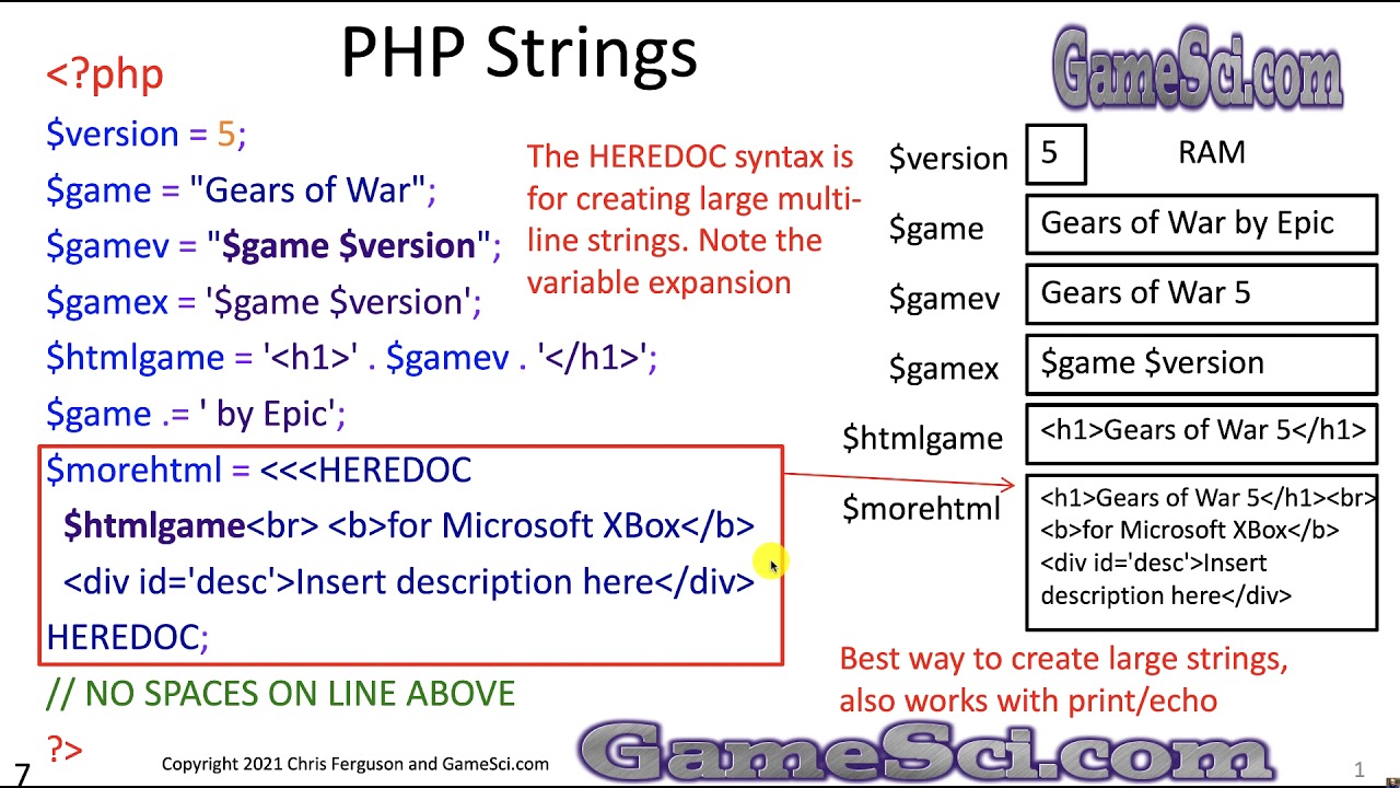 PHP Lesson6 Strings