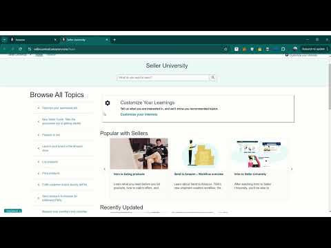 How to Use Amazon's Seller University: Essential Tips for Sellers | Learn from 417k+ Seller Reviews