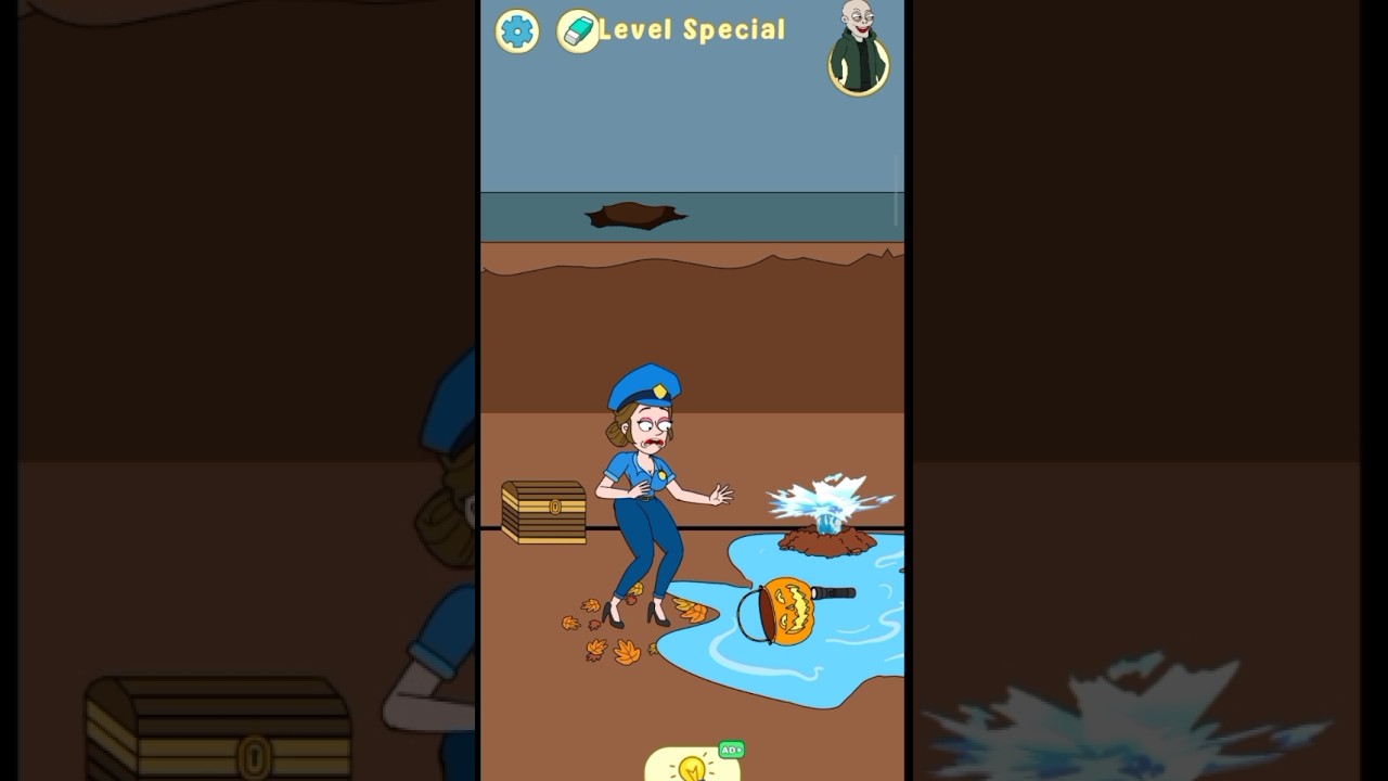 😱 Police Prank SPECIAL LEVEL 🚓 | Delete One Part Challenge | DOP 5 Puzzle Game #shorts