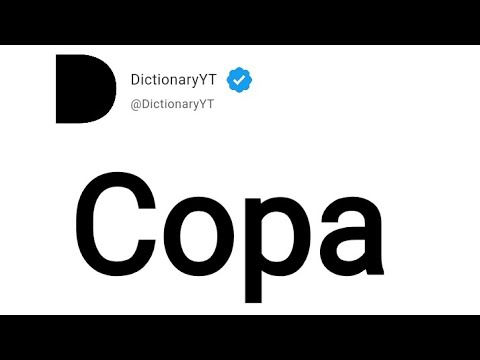 Copa Meaning in English
