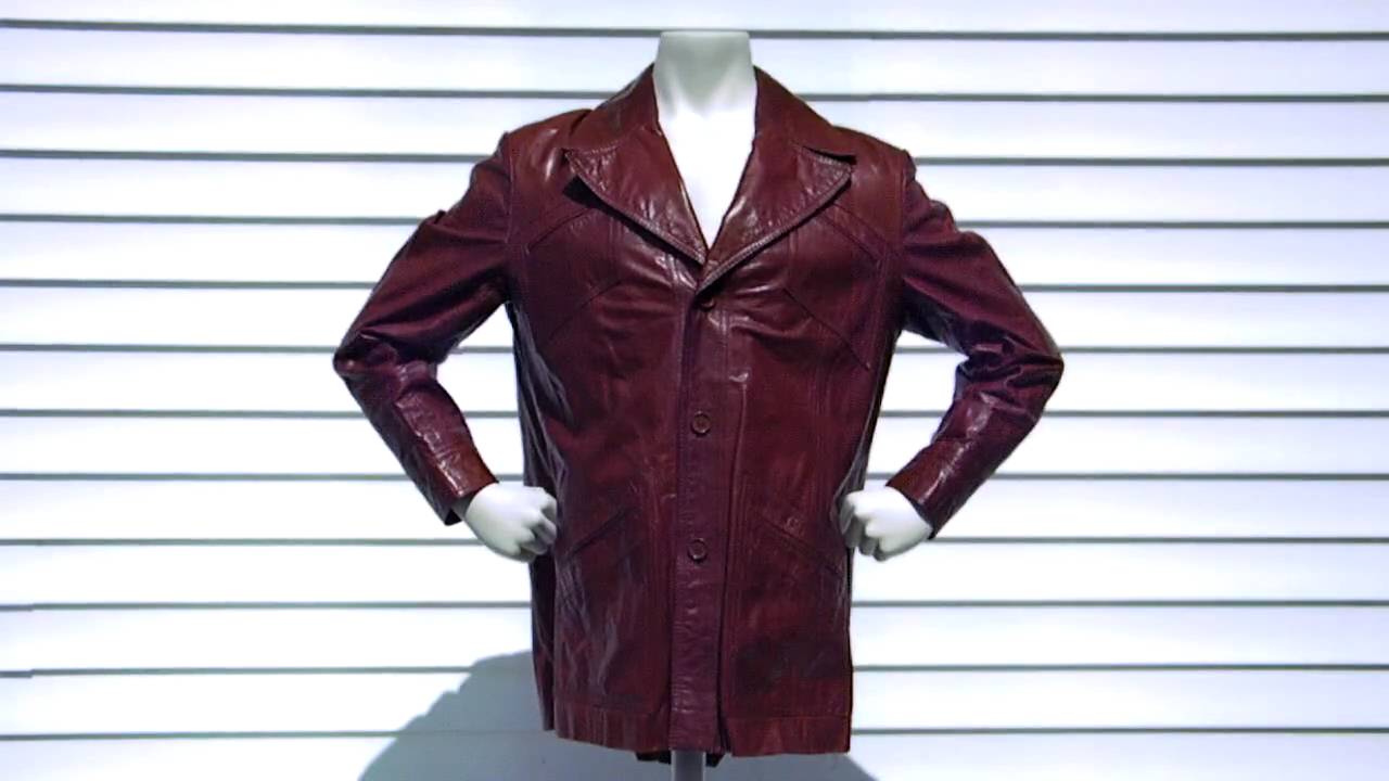 1970'S BROWN LEATHER PIMP JACKET