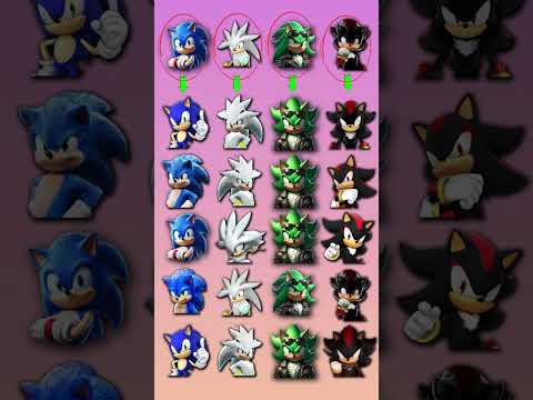 Find Sonic, Silver, Scourge and Shadow 😲 🔥 #sonic #sonicthehedgehog #sonic3