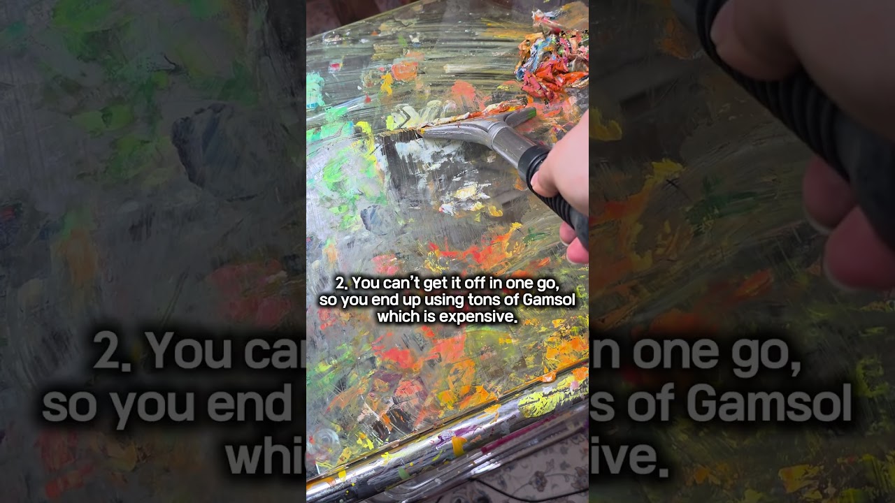 Why artists NEVER clean their palette (60s explanation) #contemporaryart
