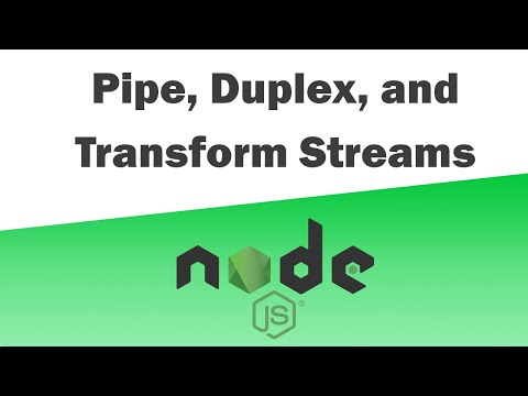 Learn Node JS Pipe Duplex Transform Streams - Mind Luster