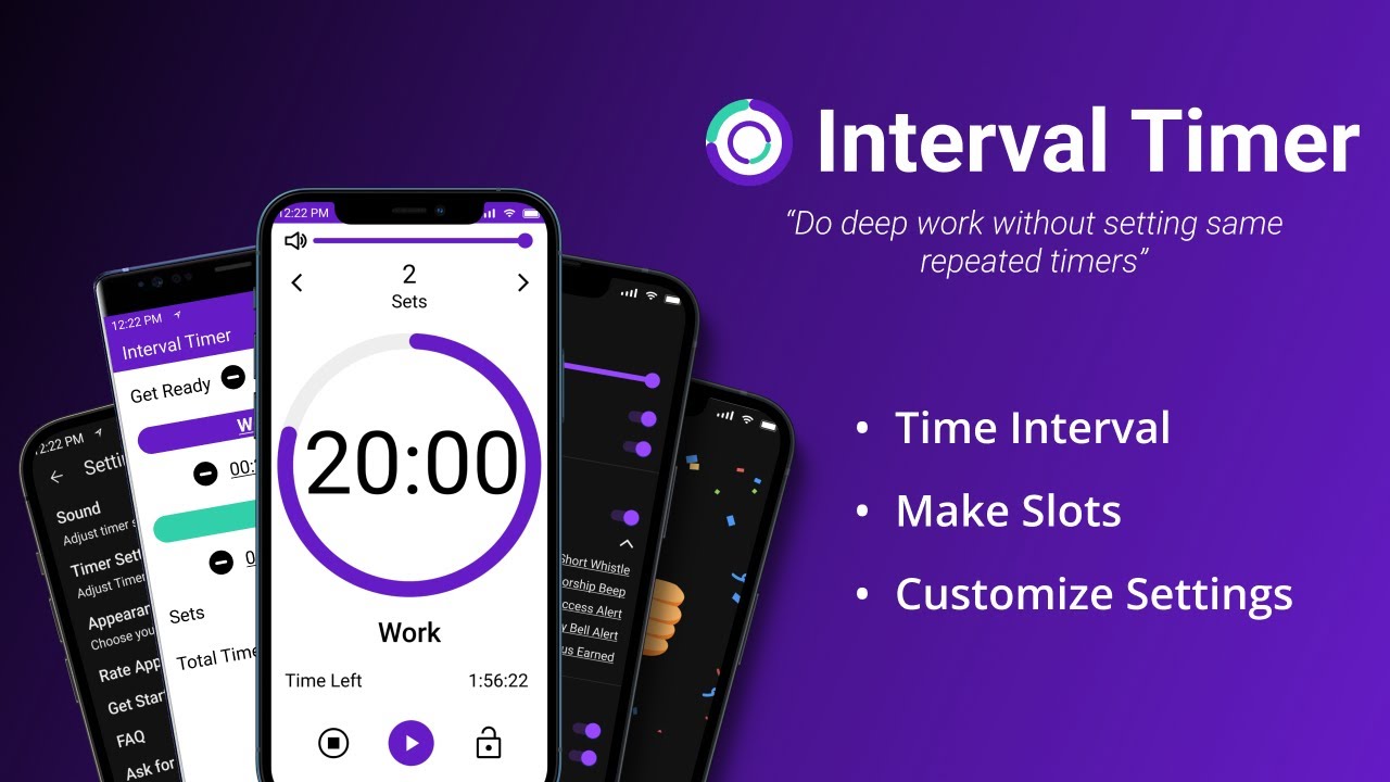 Interval Timer: HIIT, Tabata, Pomodoro App Trailer