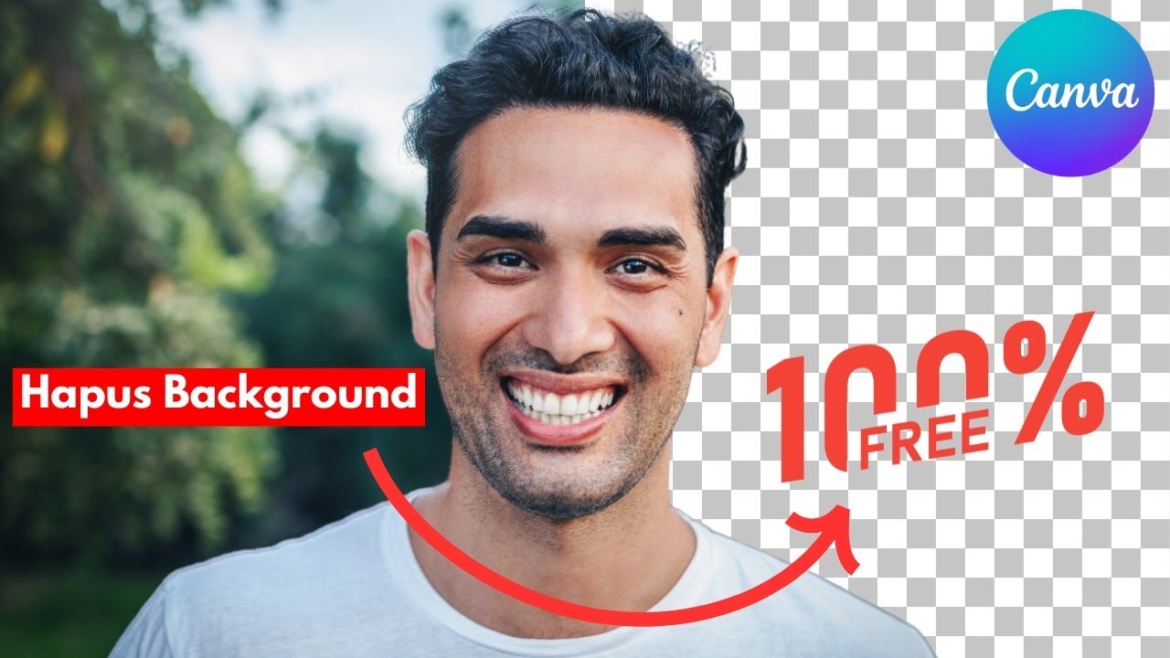 GRATIS‼️Cara menghapus BACKGROUND FOTO di Canva