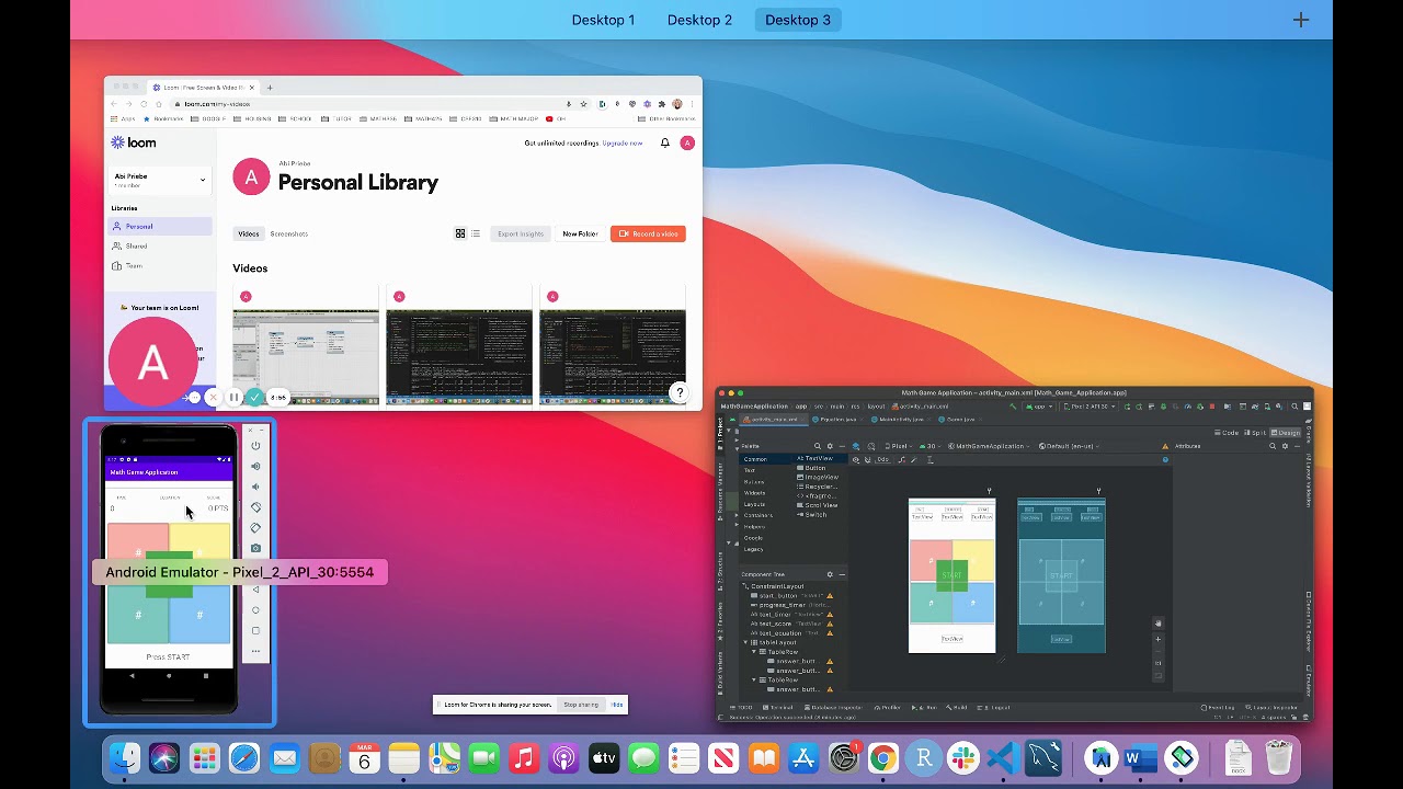 Mobile App Using Javascript in Android Studio