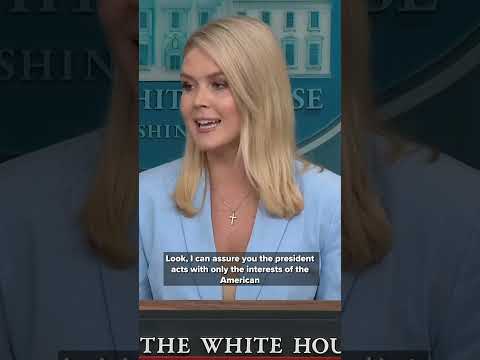 Reporters question Trump’s business interests
