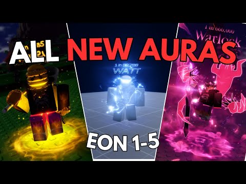 All NEW Auras + The Cutscenes in Sol's RNG [ERA 1-5]