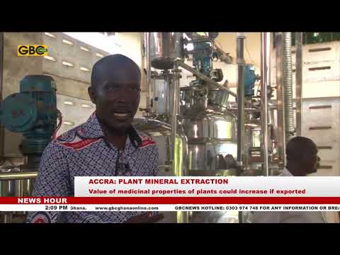 Plant Mineral Extraction. CSIR - Institute of industrial Research (IIR)