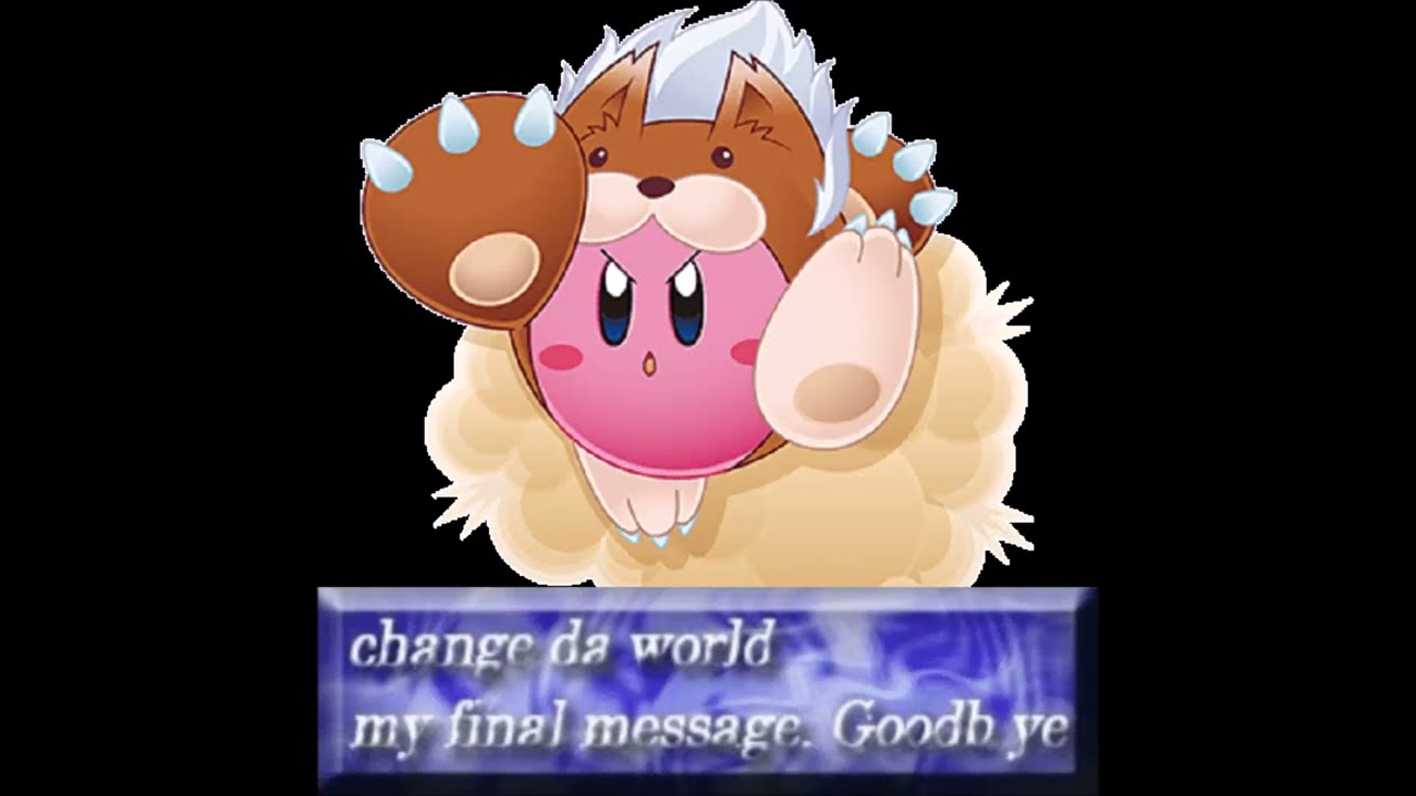 Animal Kirby's final message