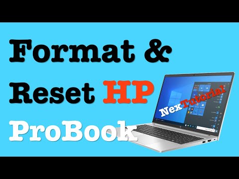 How to Format and Reset HP ProBook | Factory Reset HP ProBook | NexTutorial